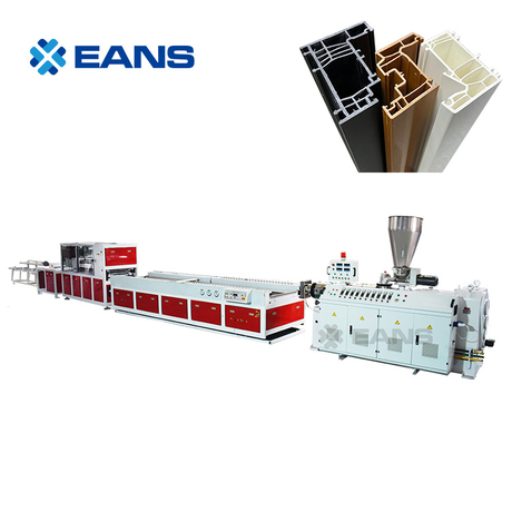 Plastic PVC UPVC Window Profile Extruder Machine / PVC Profile ...