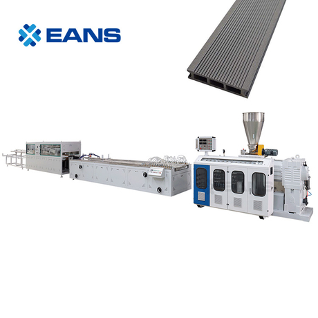 PE WPC Wood Plastic Composite Decking Wall Cladding Extrusion Making Machine from China ...